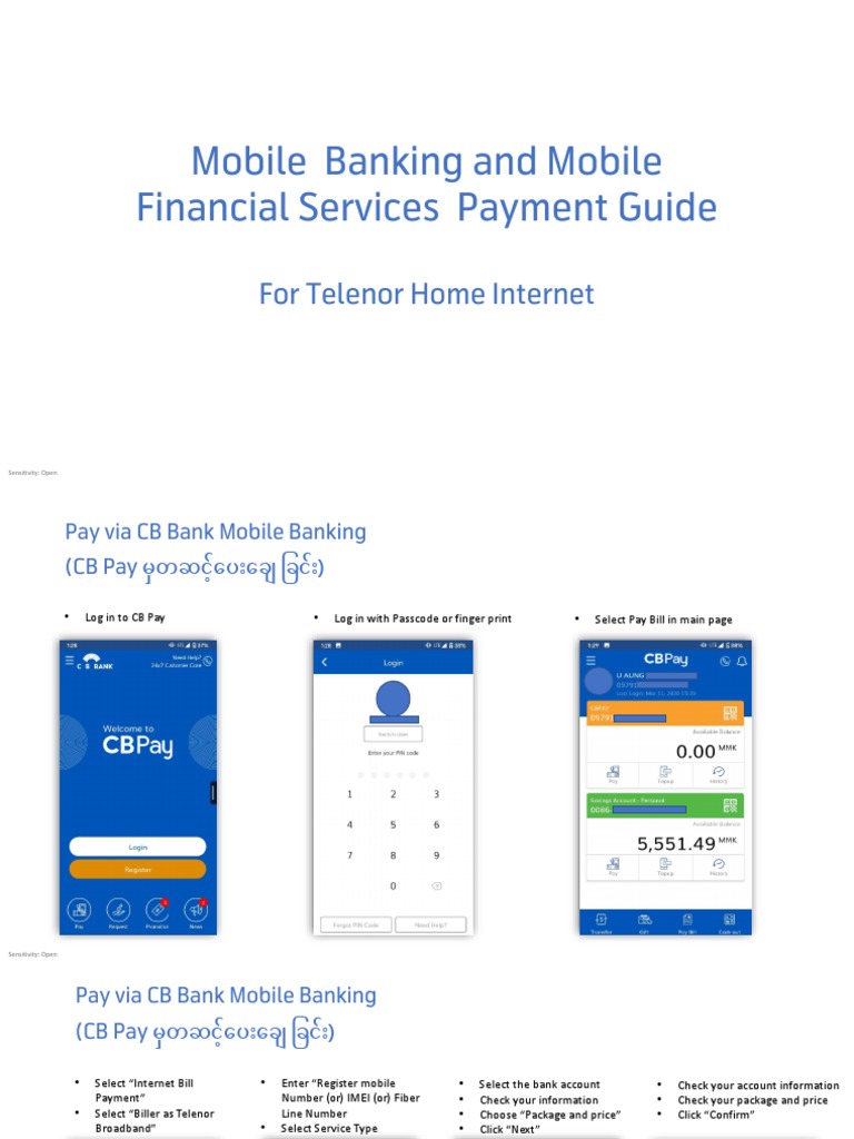 Mobile Banking and Mobile Financial Services Payment Guide | PDF ...
