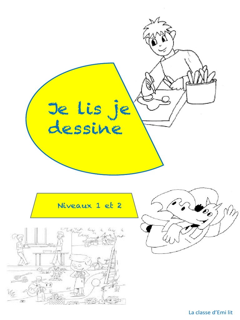 Je lis, je dessine : Cycle 1 et 2 | PDF