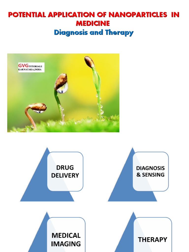 Potential Application of Nanoparticles in Medicine Diagnosis and ...