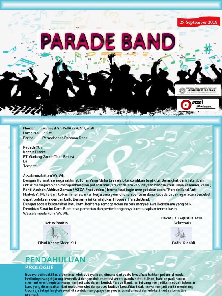 Parade Band Anti Narkoba Bekasi 2018 | PDF | Griya & Taman | Seni