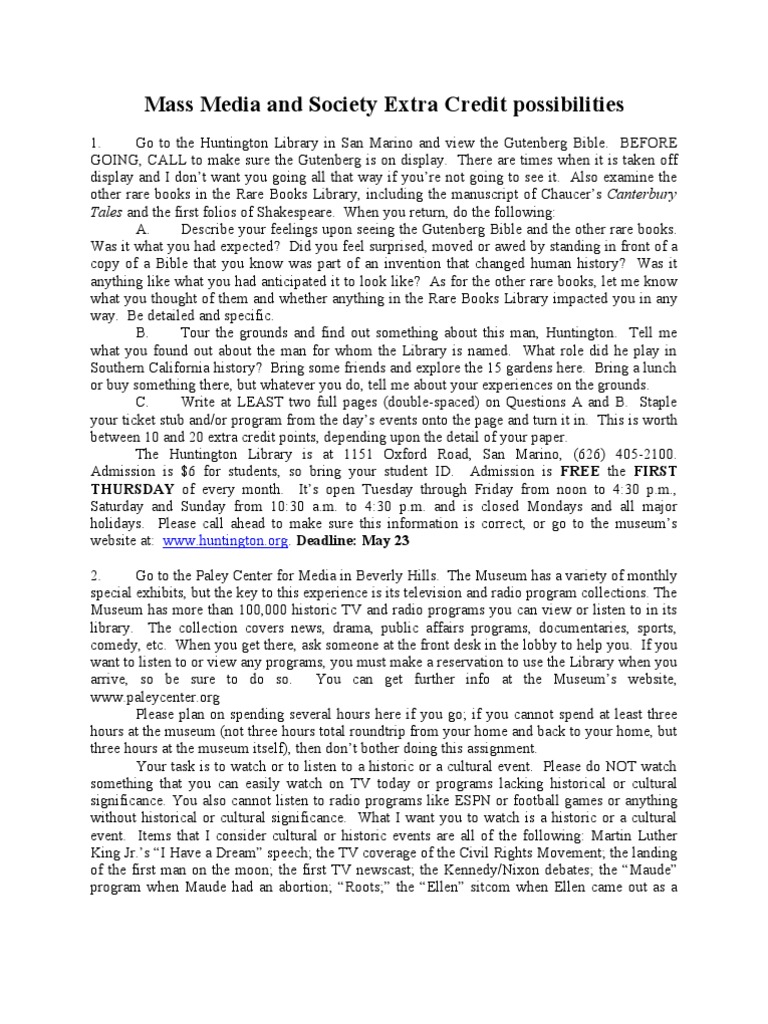 Extra Credit | PDF | Book Collecting | Books