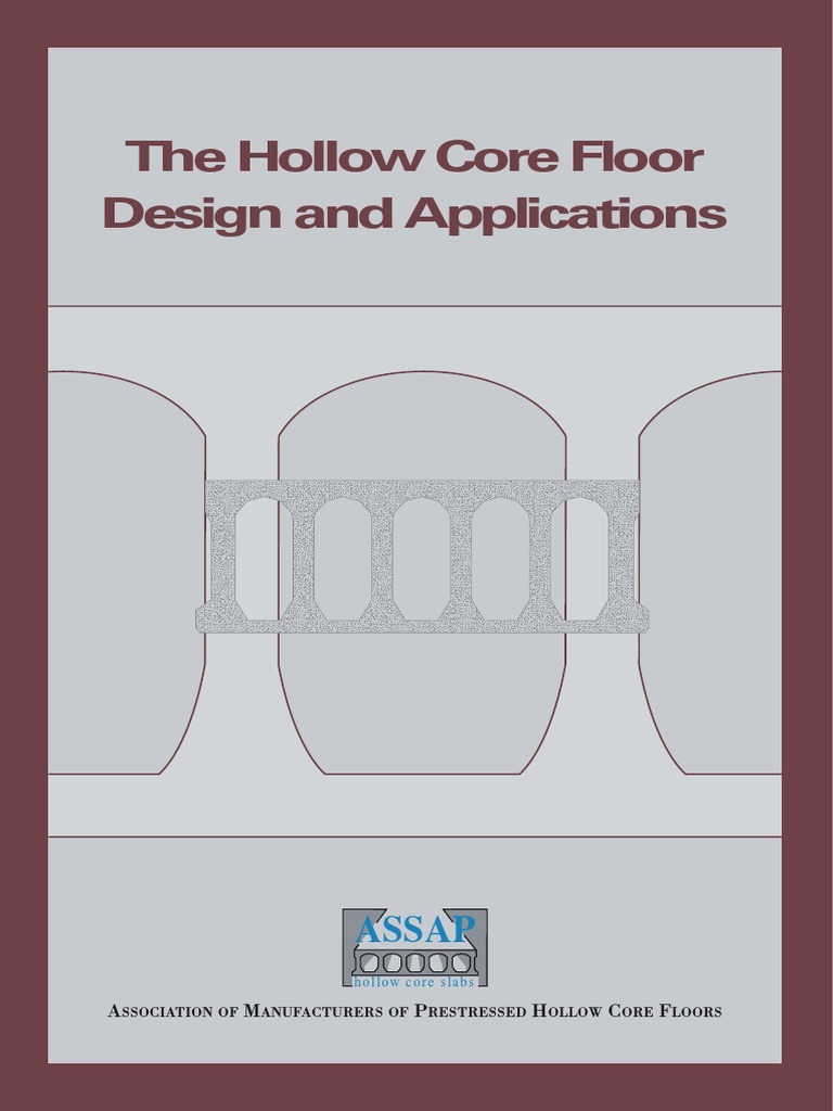 Hollow Core Floor Design Manual | PDF | Concrete | Prestressed Concrete