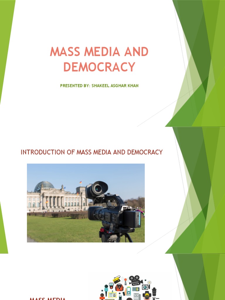 Mass Media and Democracy | PDF | Public Sphere | Journalism