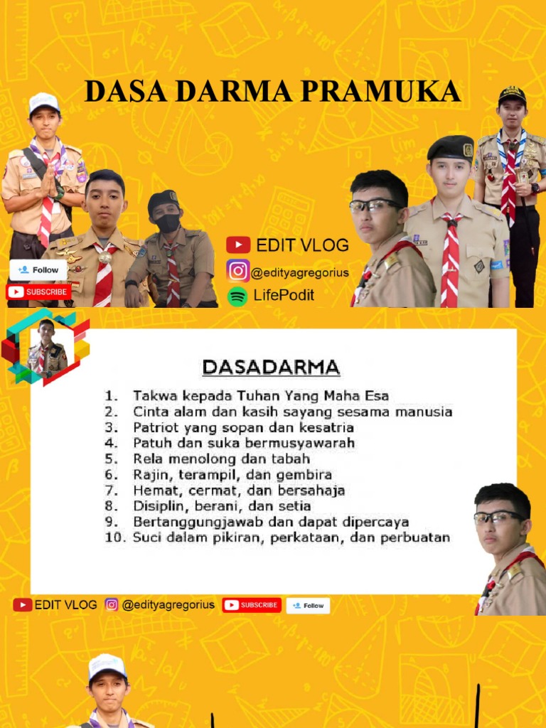 Dasa Darma Pramuka | PDF