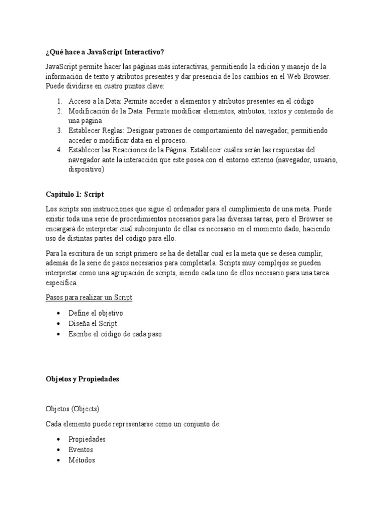 JavaScript y JQuery | PDF | Script Java | Lenguaje de programación