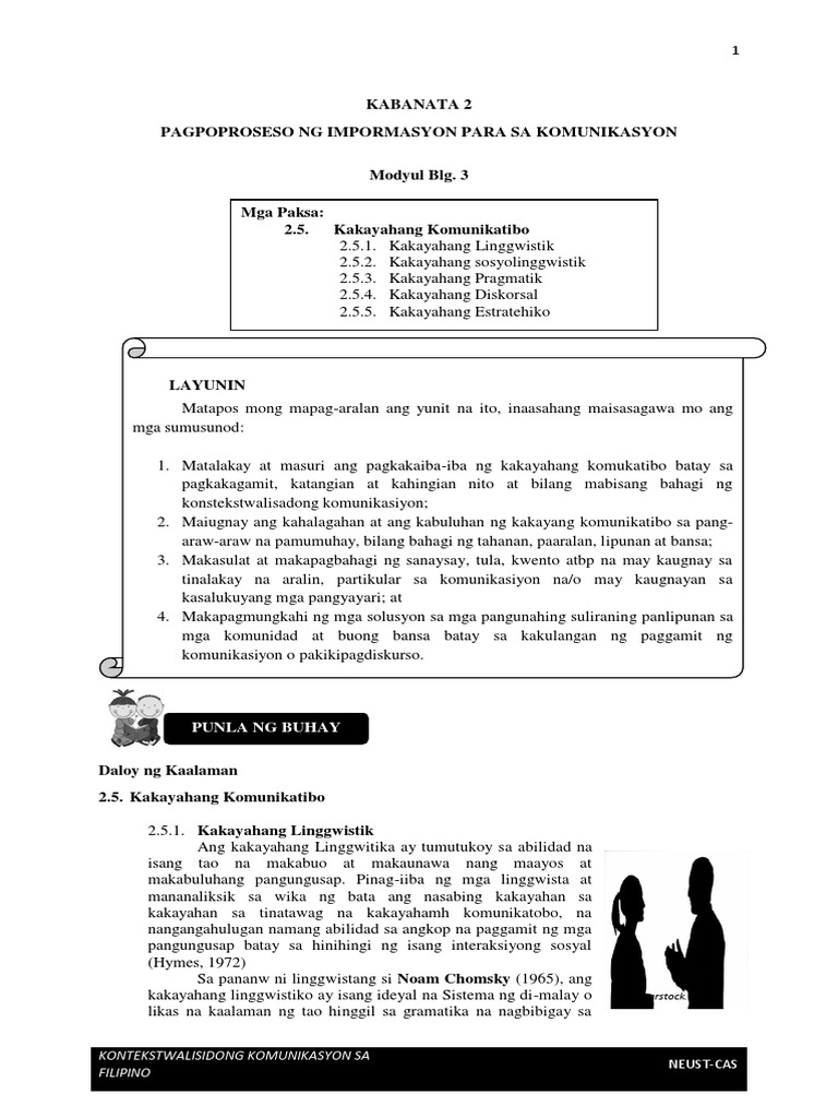 Kabanata 2-Modyul 3 (Komfil) - 1 | PDF