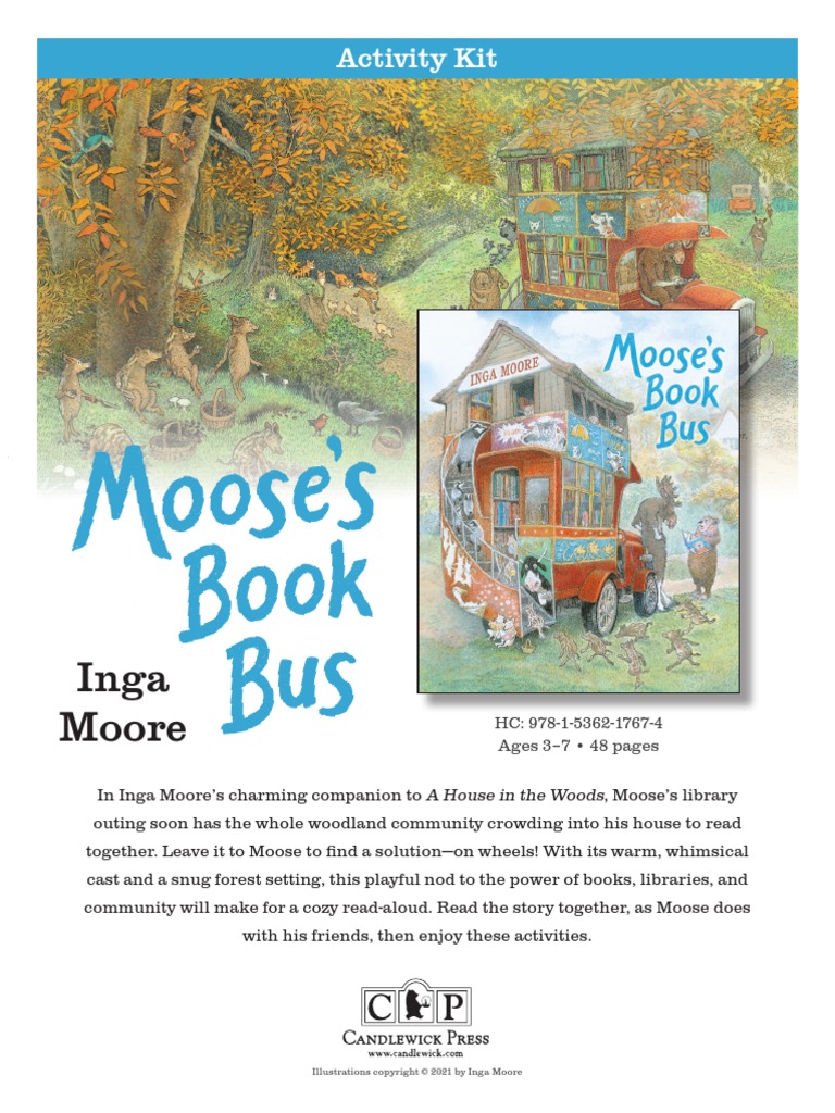 Moose's Book Bus by Inga Moore Activity Kit | PDF