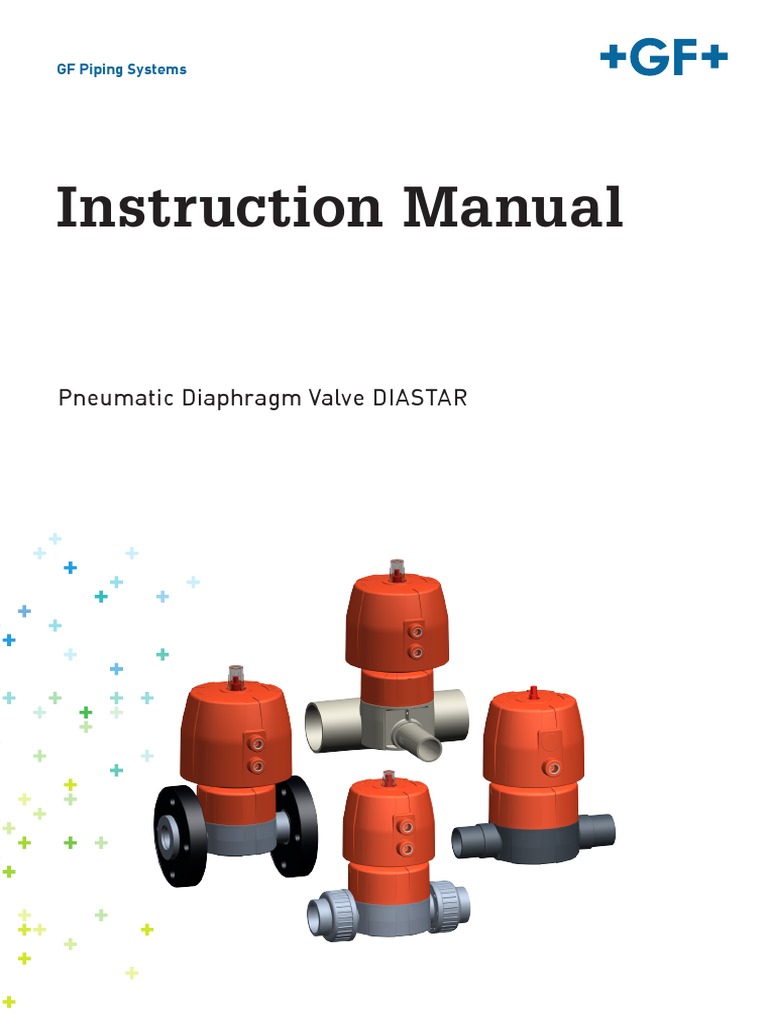 Instruction Manual: Pneumatic Diaphragm Valve DIASTAR | PDF | Valve | Nut (Hardware)
