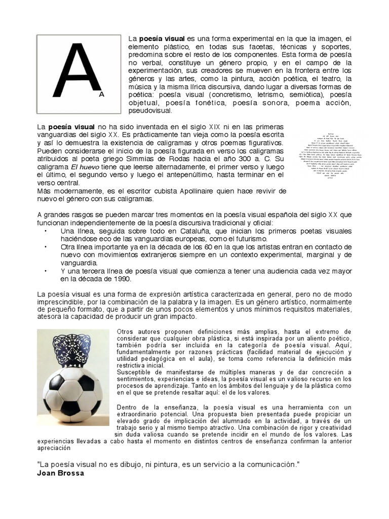 Poesia Visual Descargar Gratis Pdf Estética Las Artes