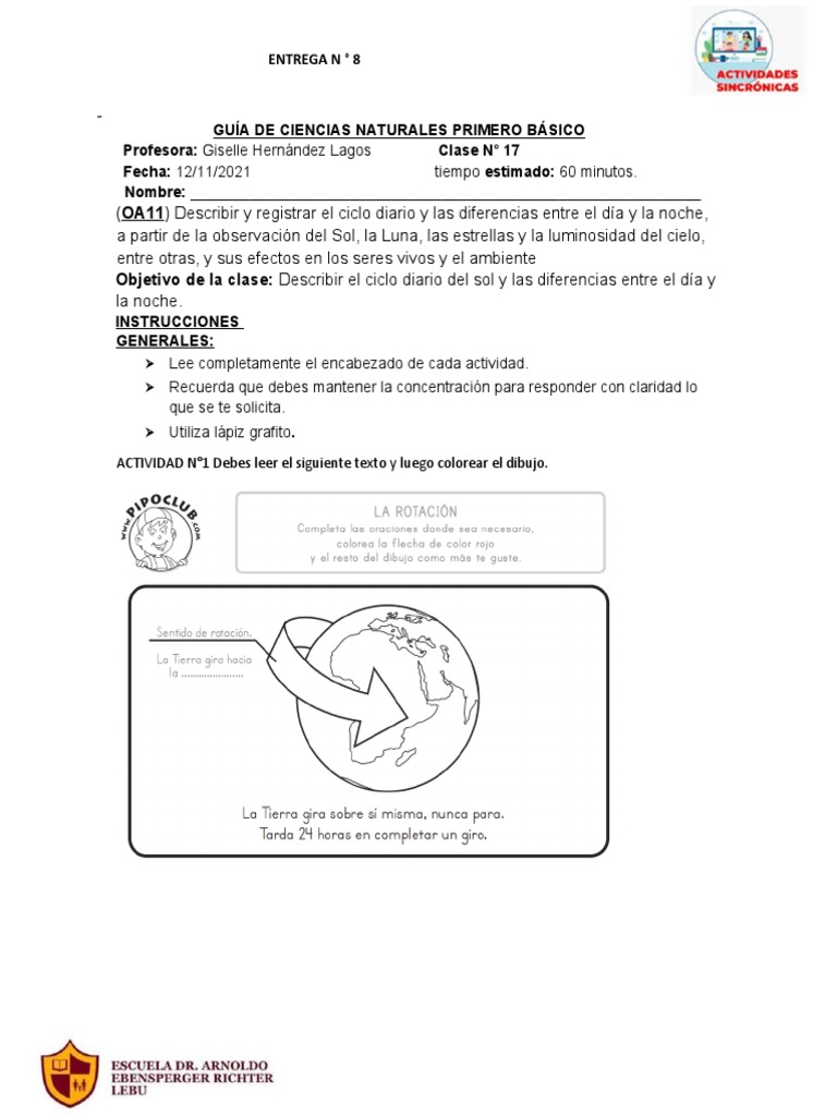 El ciclo diario del sol y las diferencias entre el día y la noche | PDF