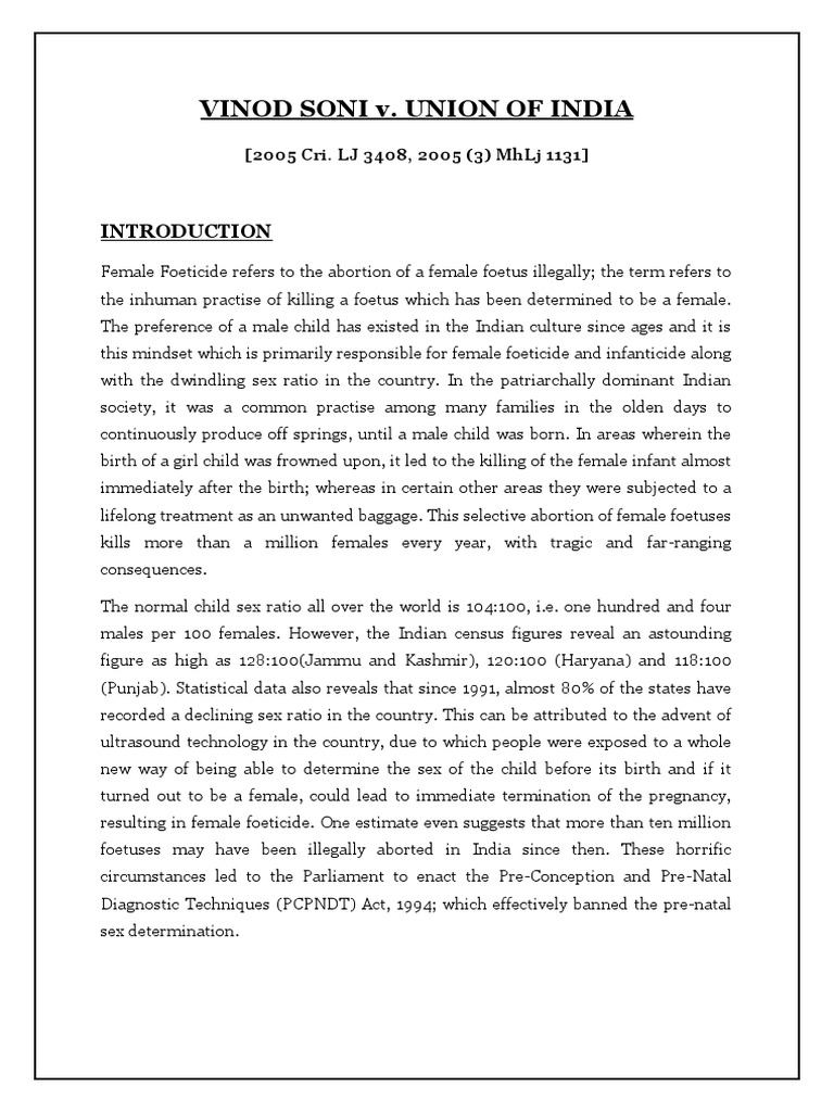 Vinod Soni v. Union of India | PDF | Justice | Crime & Violence