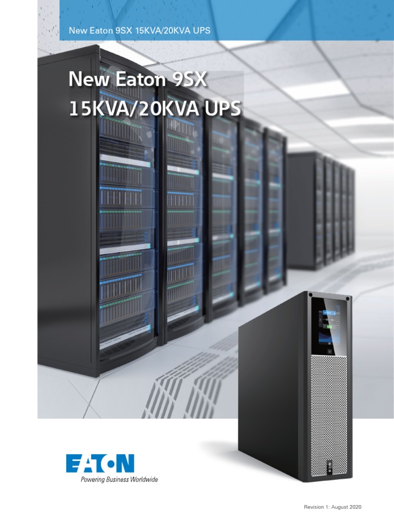 UPS EATON 9SX 20kva - Hoja de Datos | PDF | Computing | Electricity
