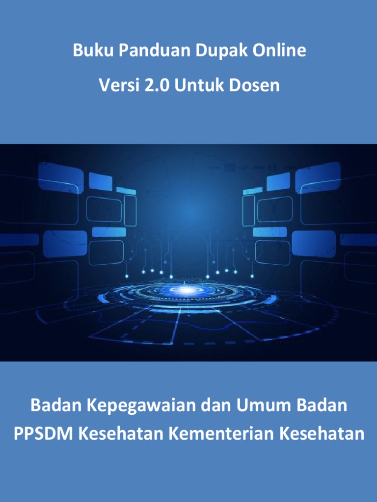 1.panduan Dupak Online Versi 2 Untuk Dosen BPPSDMK | PDF