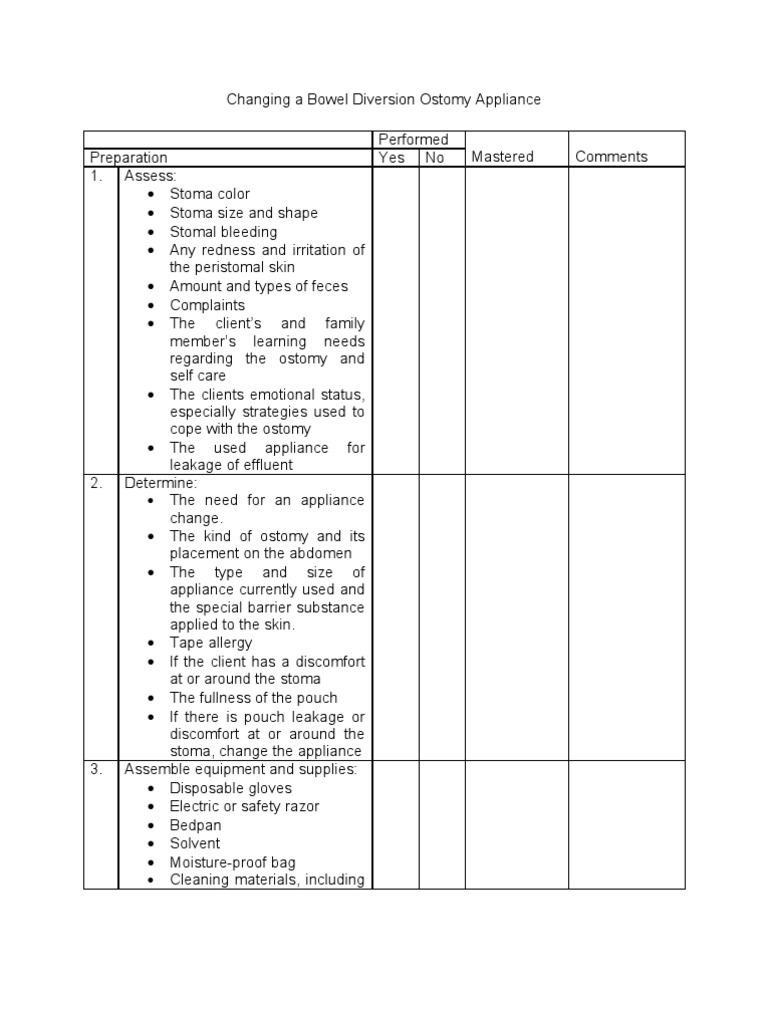 Ostomy Care | PDF | Nature
