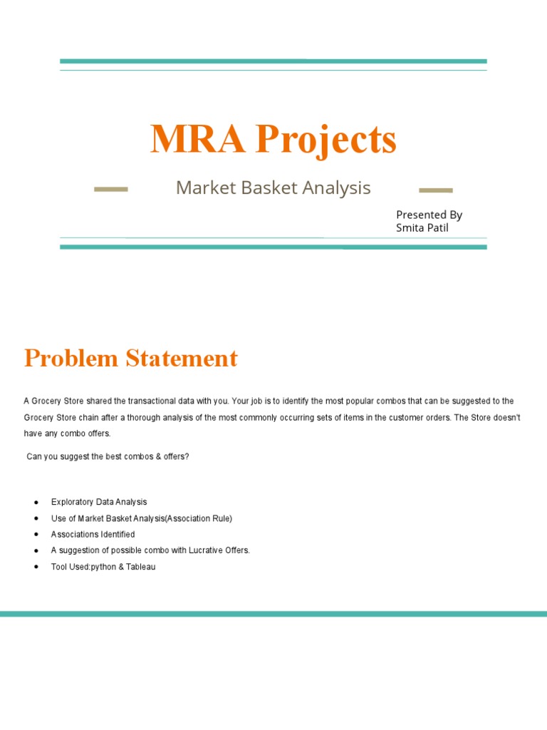 Market Basket Analysis | PDF | Food And Drink | Foods