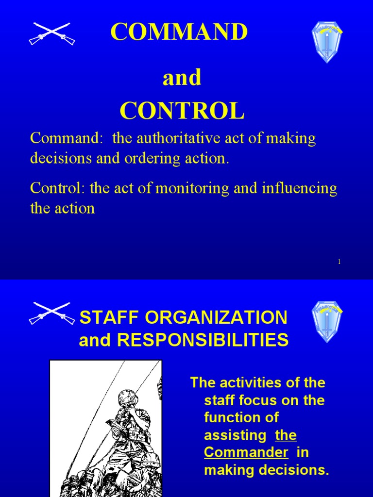 071F1088 Staff Organization | PDF | Staff (Military) | Command And Control