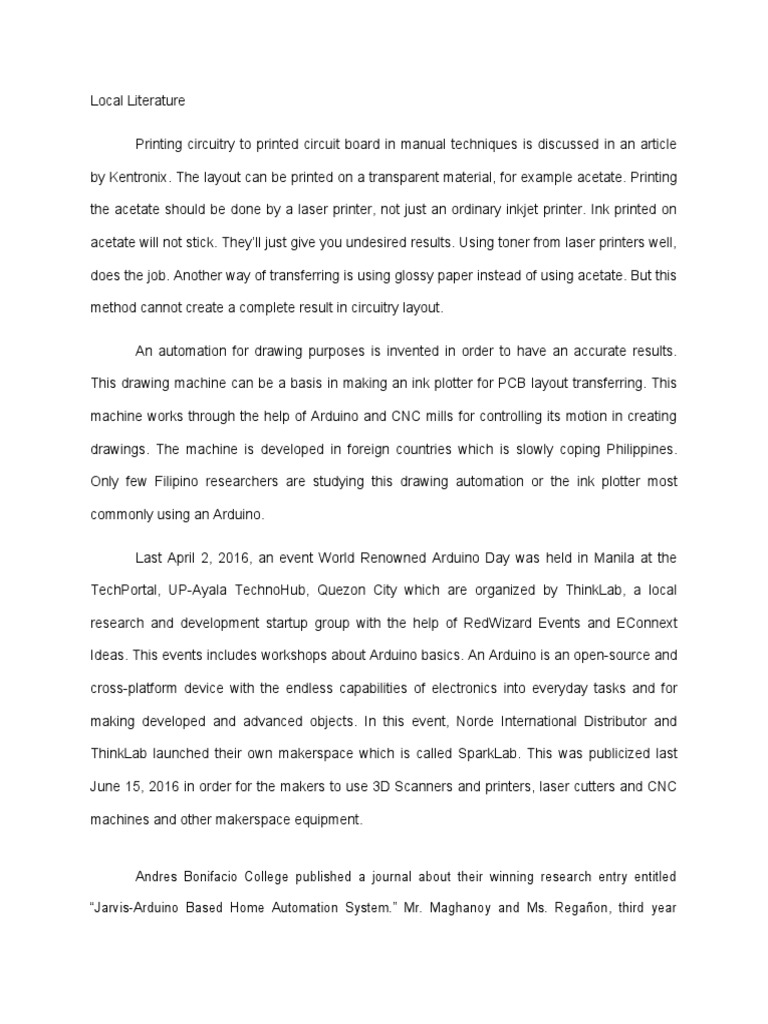 Local Literature | PDF | Printer (Computing) | Numerical Control