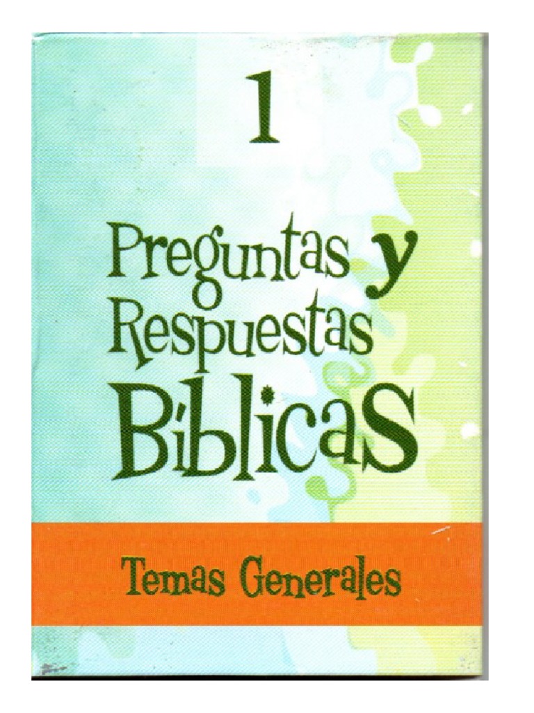 Preguntas y Respuestas Biblicas 1 | PDF