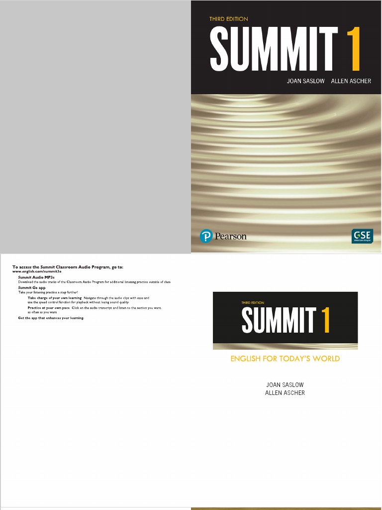 Summit 1 Third Edition PDF | PDF | Word | Semantic Units