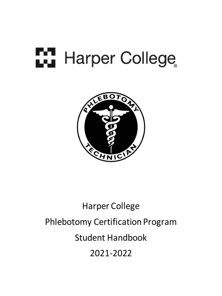 Harper College Phlebotomy Handbook 2021-2022 | PDF | Drug Test ...