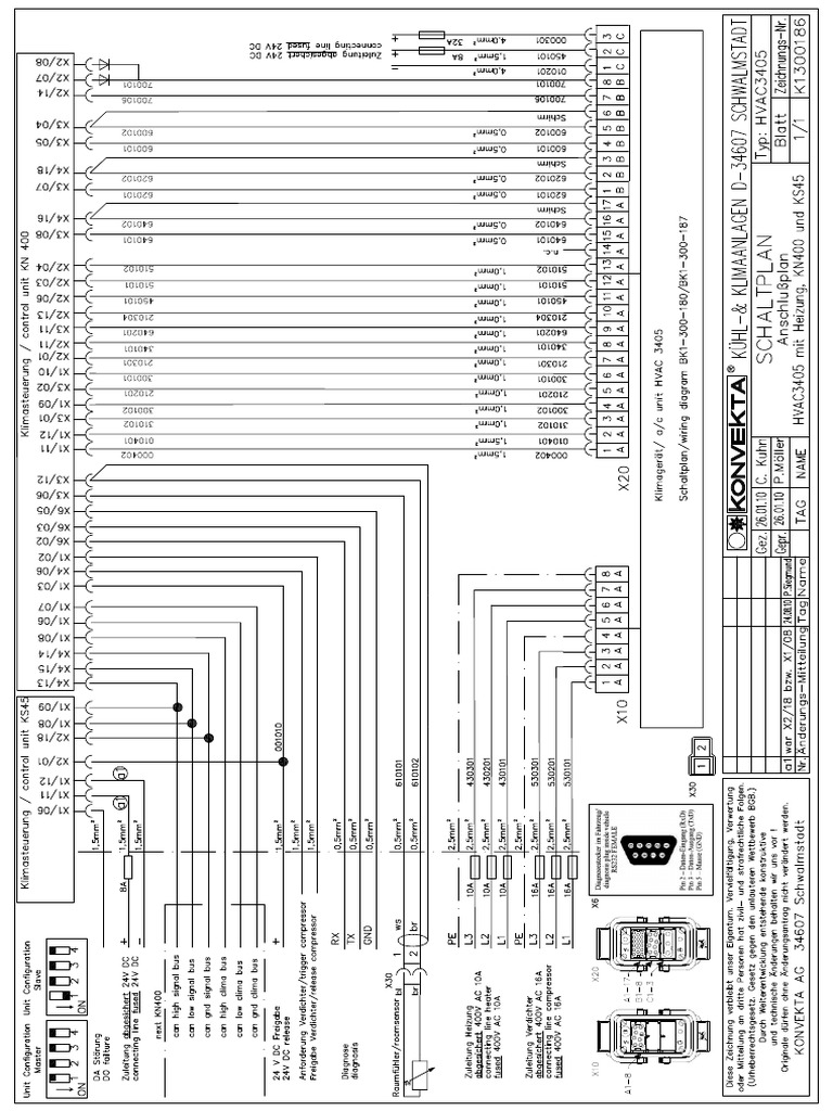 Originalne Schemy Konvekta | PDF