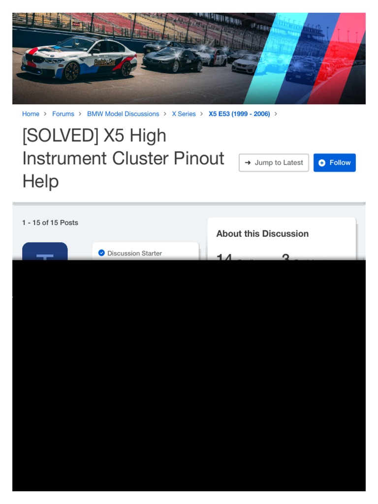 (SOLVED) X5 High Instrument Cluster Pinout Help - BimmerFest BMW Forum ...