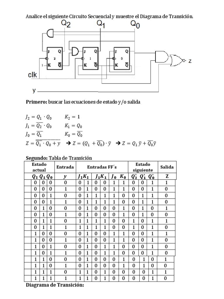 EJEMPLOS Circuitos Secuenciales | Descargar gratis PDF | Ingenieria Eléctrica | Ingeniería ...