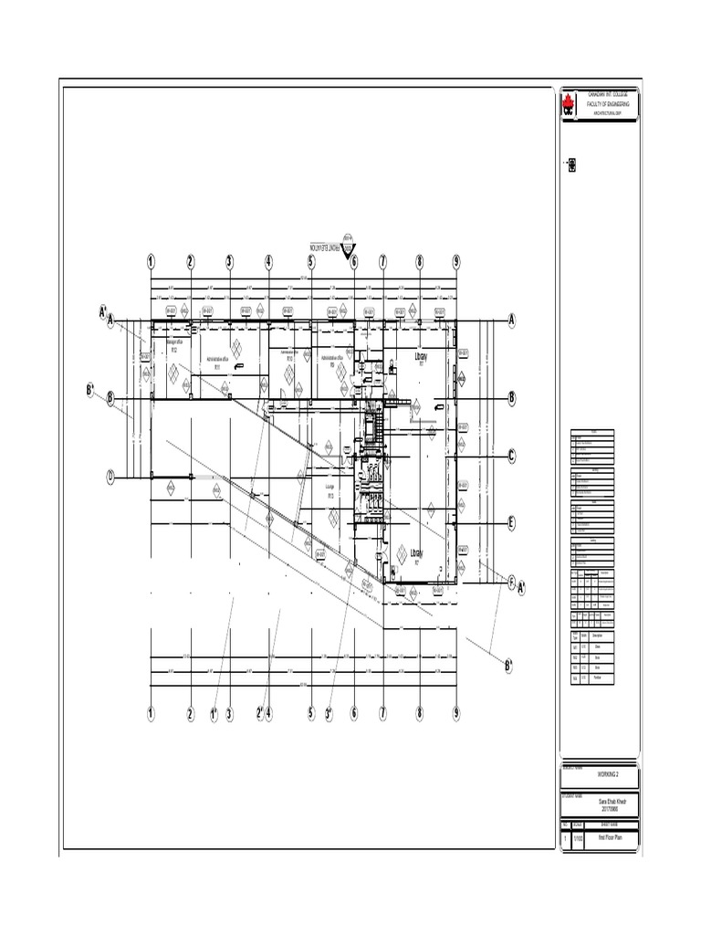 First Floor Plan and Elevation Details | PDF