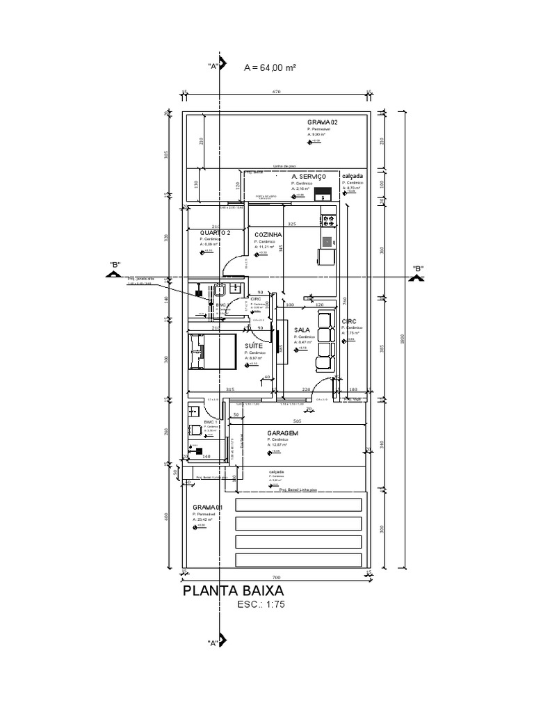 Planta Baixa Modelo 2 Ibirapuera | PDF