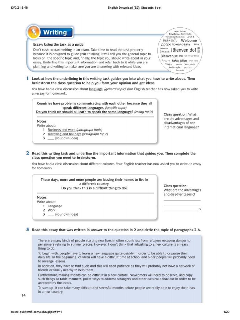 English B2 Student's Book Download | PDF