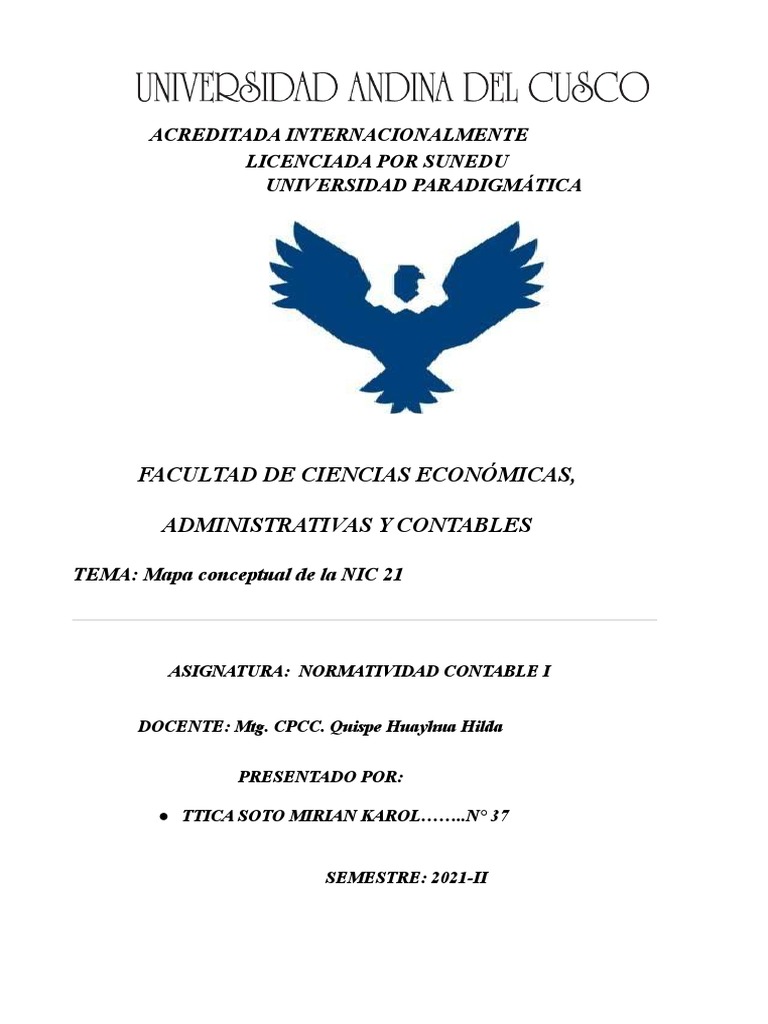 Mapa Conceptual de La NIC 21 | PDF