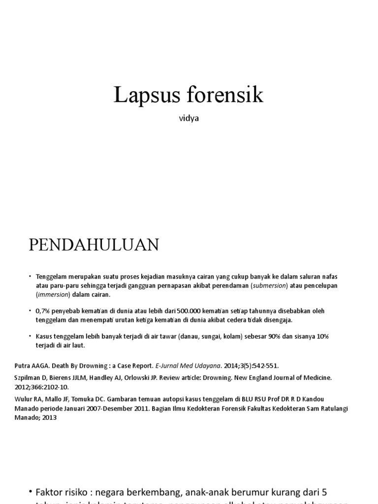 Lapsus Forensik | PDF