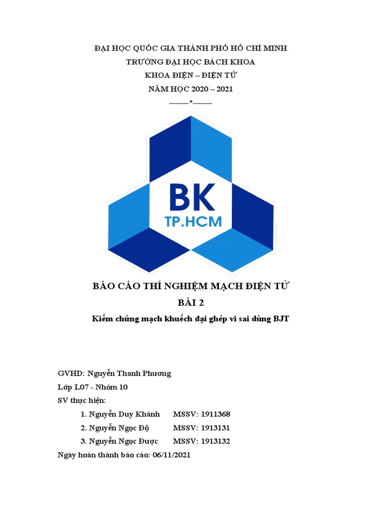 BCTN MĐT Bai2 L07 To10 | PDF