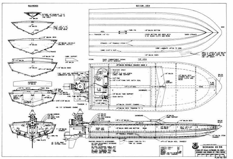 Schiada 20 Ss Plan 914 | PDF