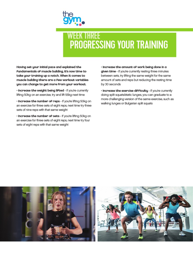 Progress Your Training With Weight, Reps, Sets | PDF | Hobbies | Weight ...