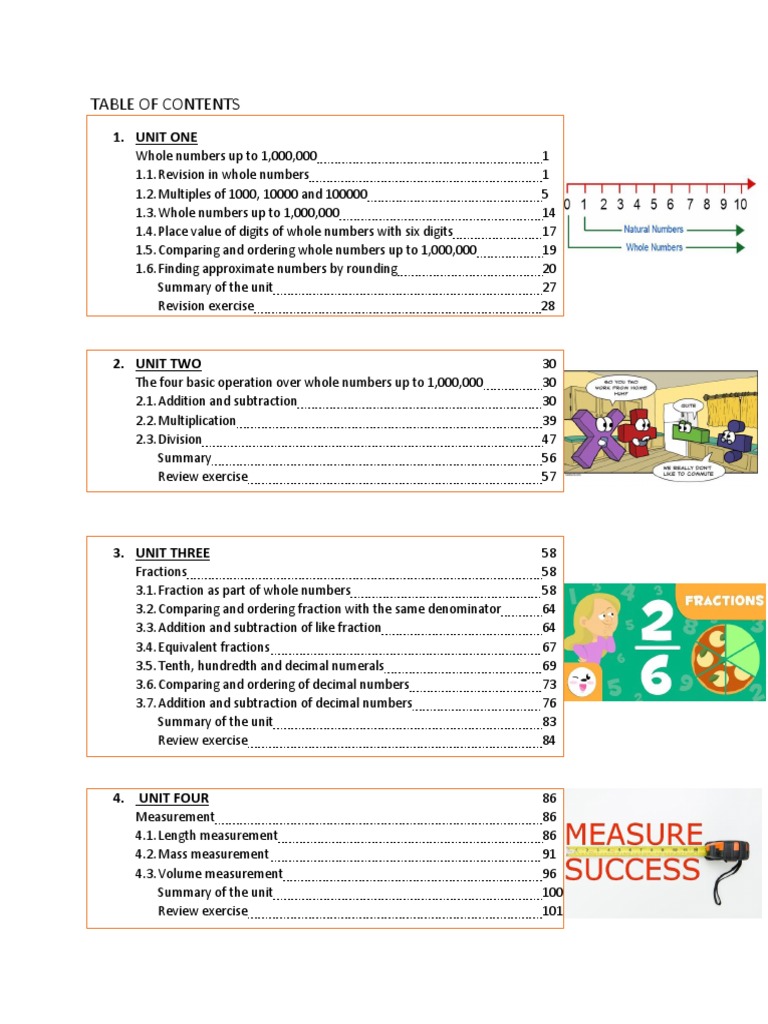 Grade 4 Math Text Book | PDF | Subtraction | Mathematics
