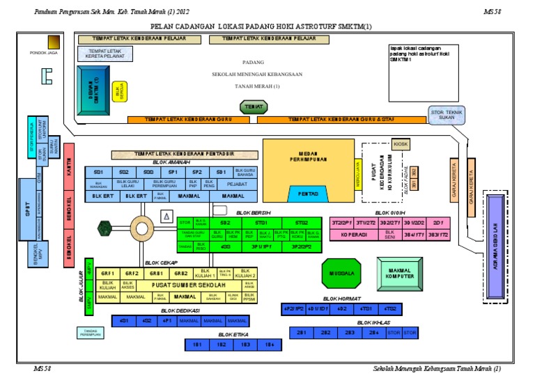 Pelan Gelanggang Hoki SMKTM1 | PDF