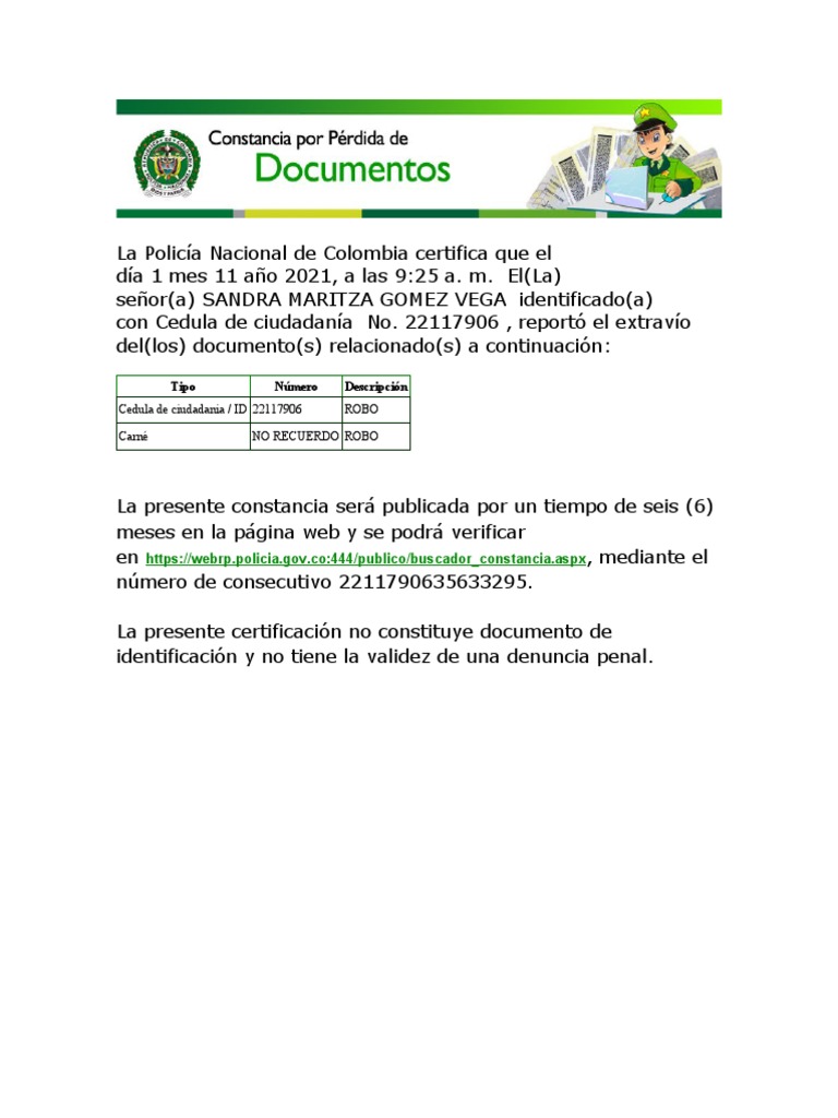 Certificado Sandra | PDF