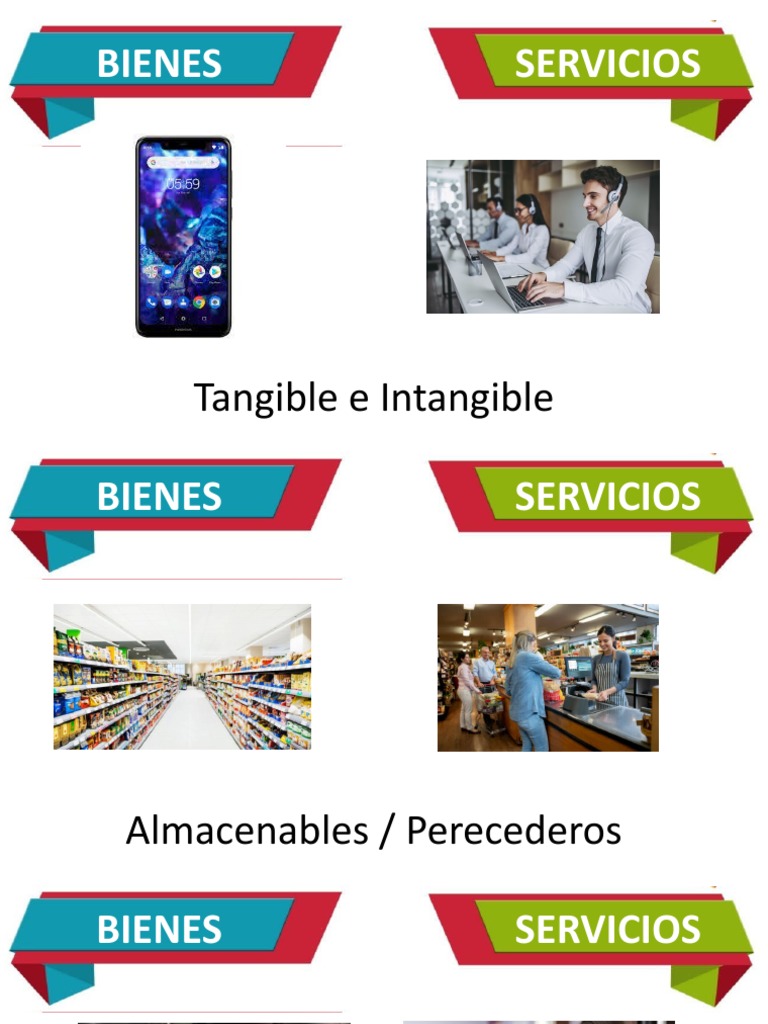 Diferencias Entre Bienes y Servicios | PDF