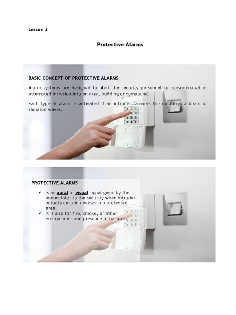MODULE 2 - Lesson 3-4 | PDF | Security Alarm | Manufactured Goods