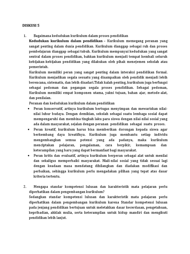 Diskusi 5 Darma Lestari | PDF