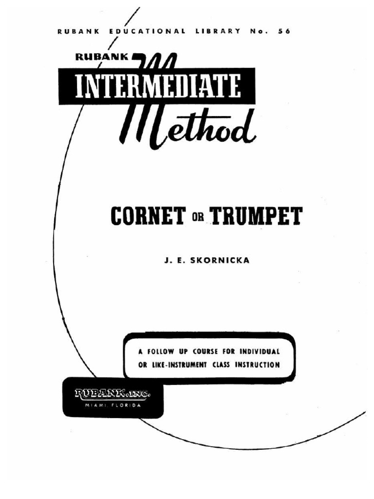 4 Rubank Intermediate Method For Trumpet | PDF