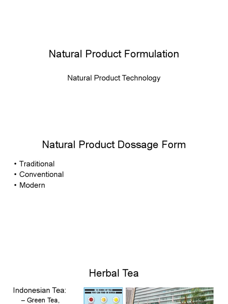 Natural Product Formulation Techniques | PDF | Tablet (Pharmacy) | Shampoo
