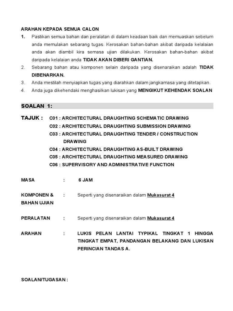 Soalan Amali Sesi 0120 Sem 4 Ikut Cu | PDF
