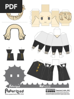 The Disastrous Life of Saiki K - Saiki Kusuo Papercraft | PDF