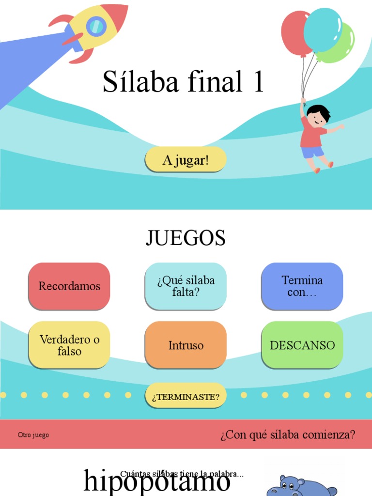 Silaba Final 1 | PDF | Lingüística | Fonología