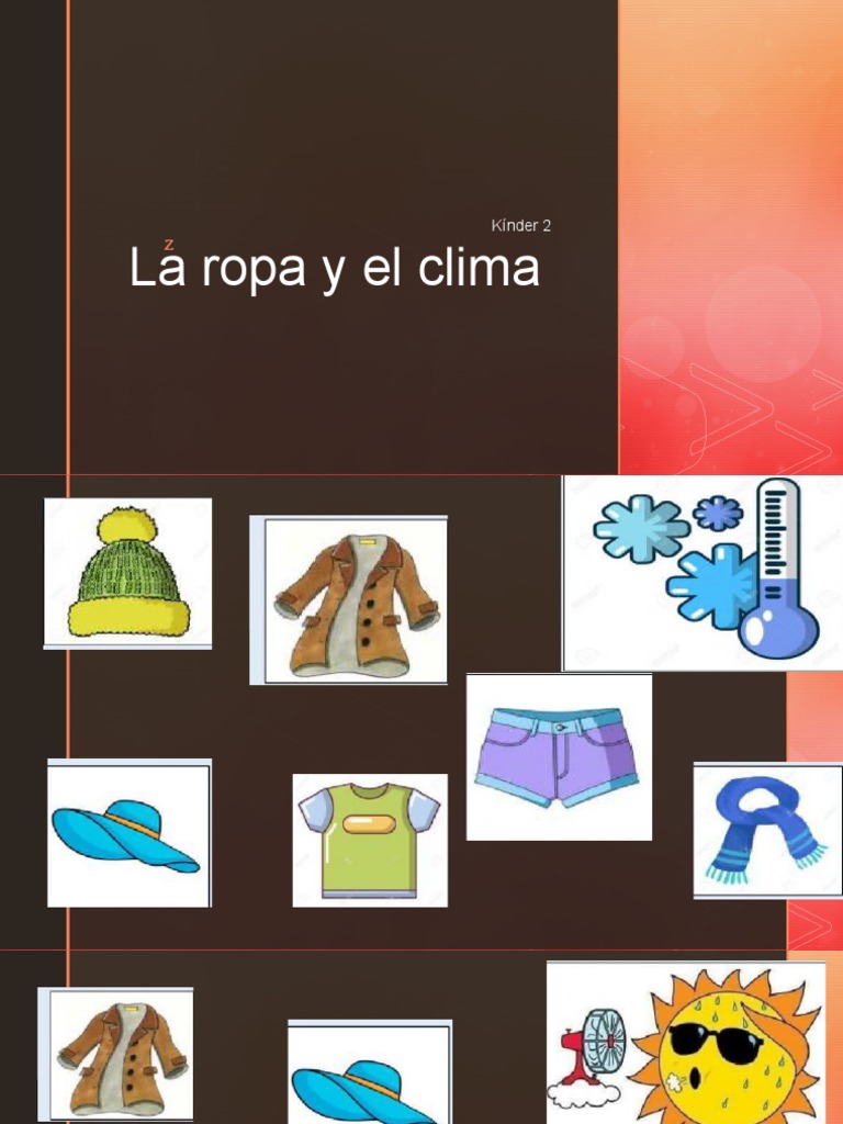 La Ropa y El Clima | PDF