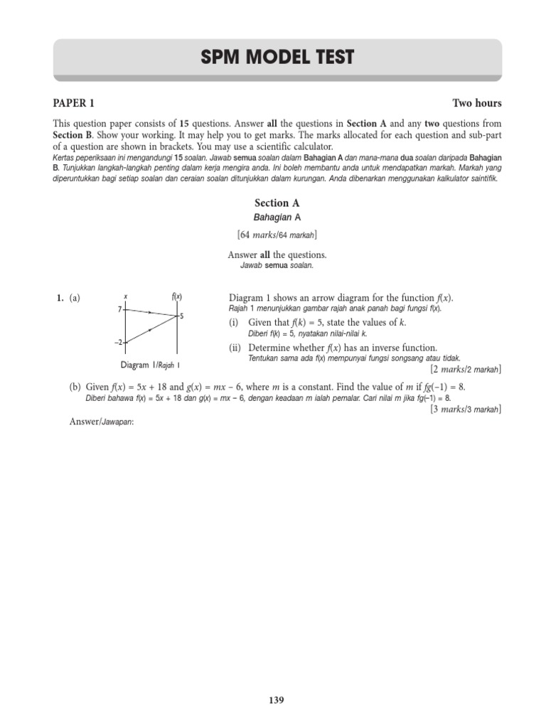 Mamd 2021 Add Maths Tg5-Km | PDF