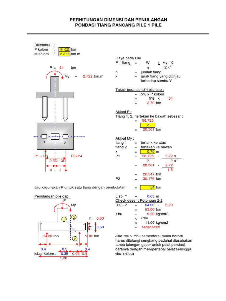 Analisis Struktur Pancang | PDF