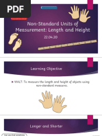 Grade 1 Measuring Length Non Standard Units B | PDF